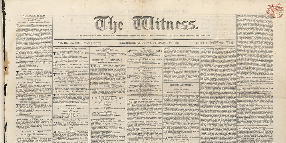 The Witness Newspaper – James McLevy